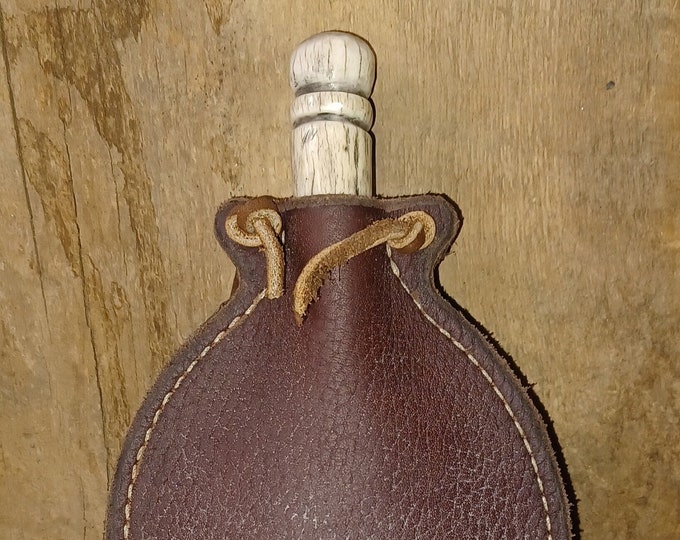 Round Ball Flask, Black Powder Ball Pouch - Etsy