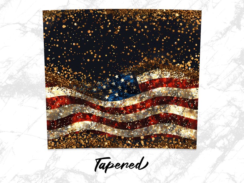 Patriotic Glitter July 4th PNG, Seamless Digital Download, American ...