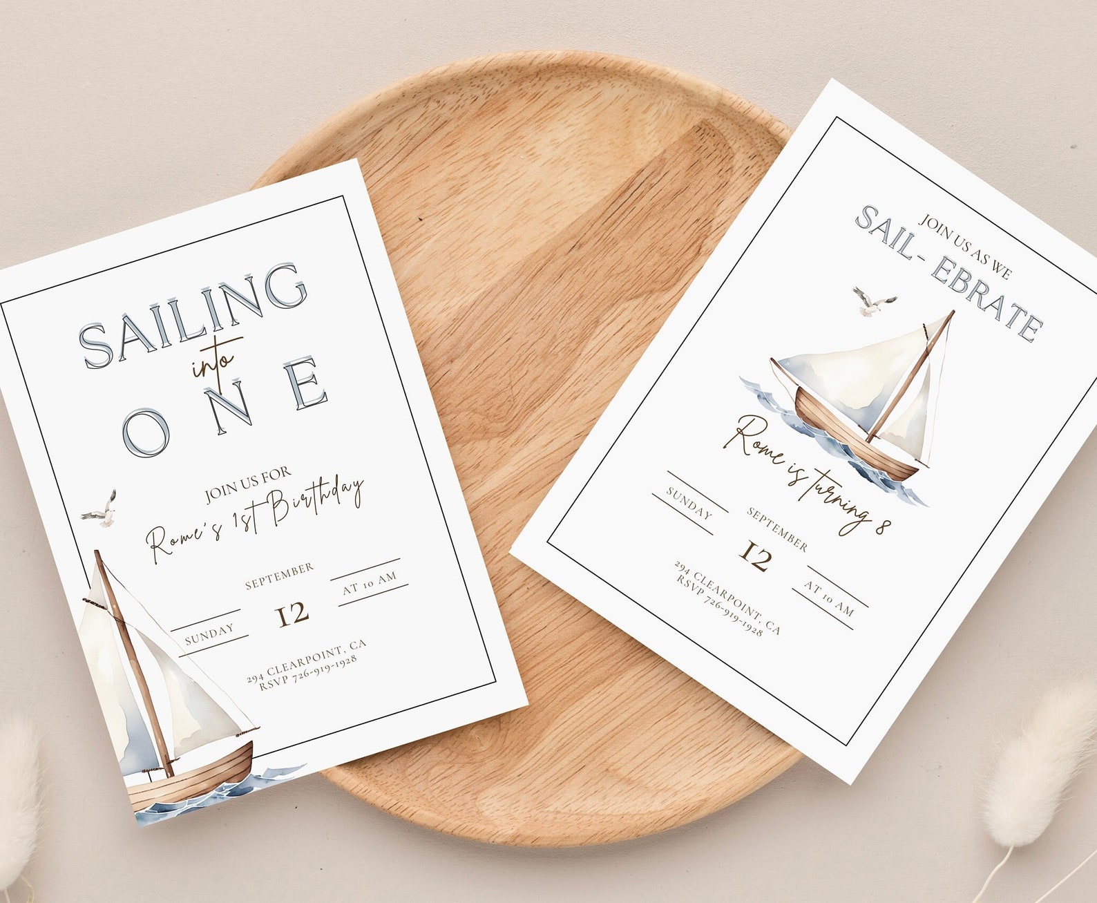 Sailing Theme Birthday Party - Sailing Into One - Lets Sail-ebrate ...