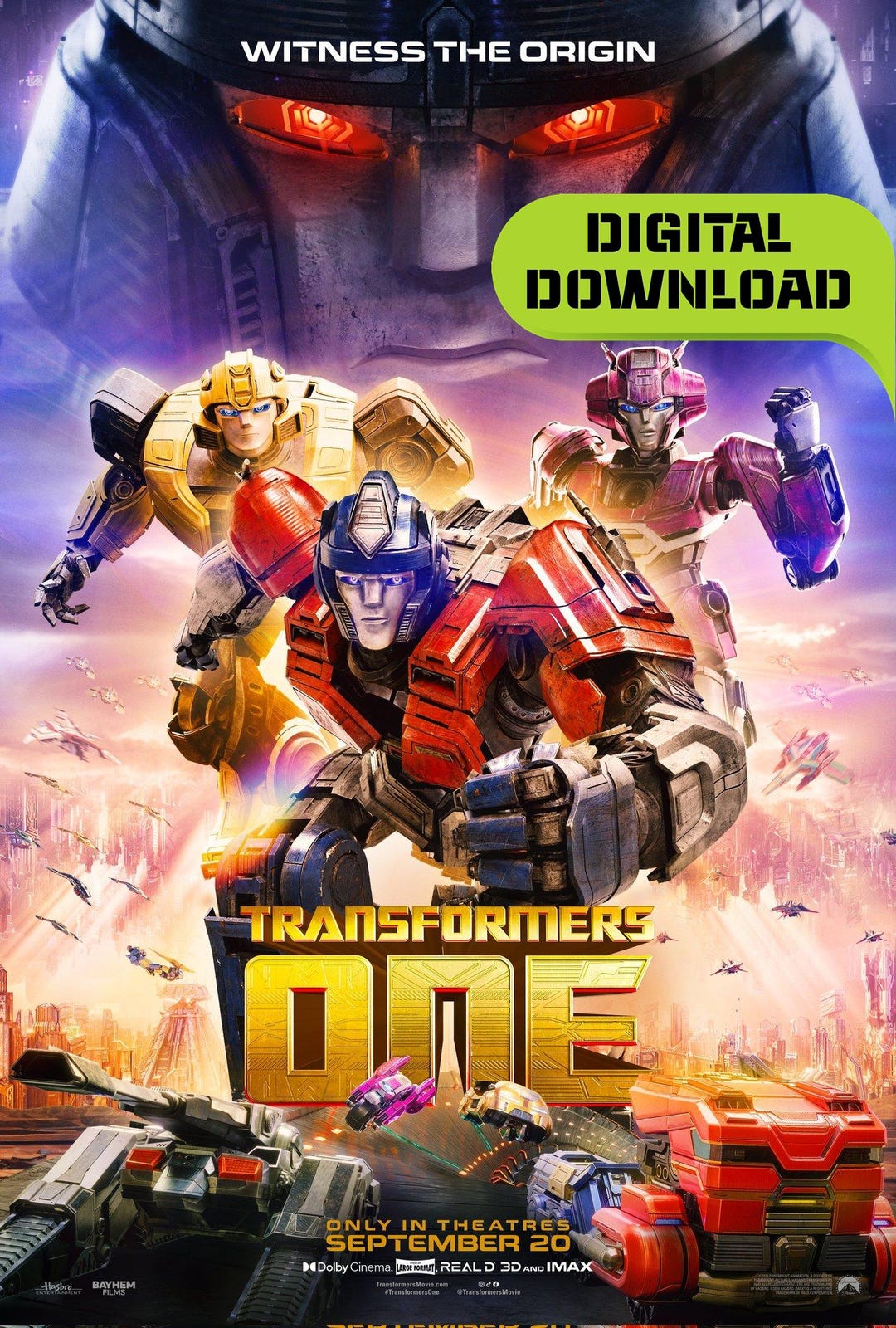 Transformers One 2024 Excellent Quality - Etsy