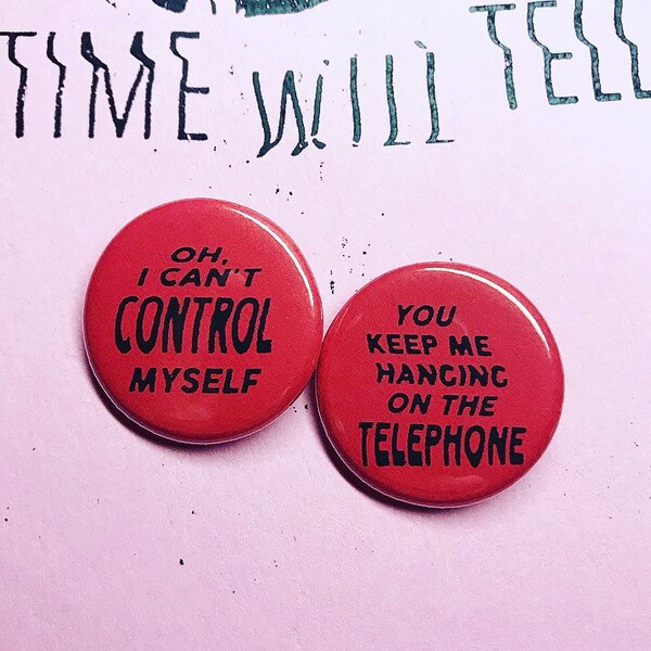 Telephone Pins - Etsy