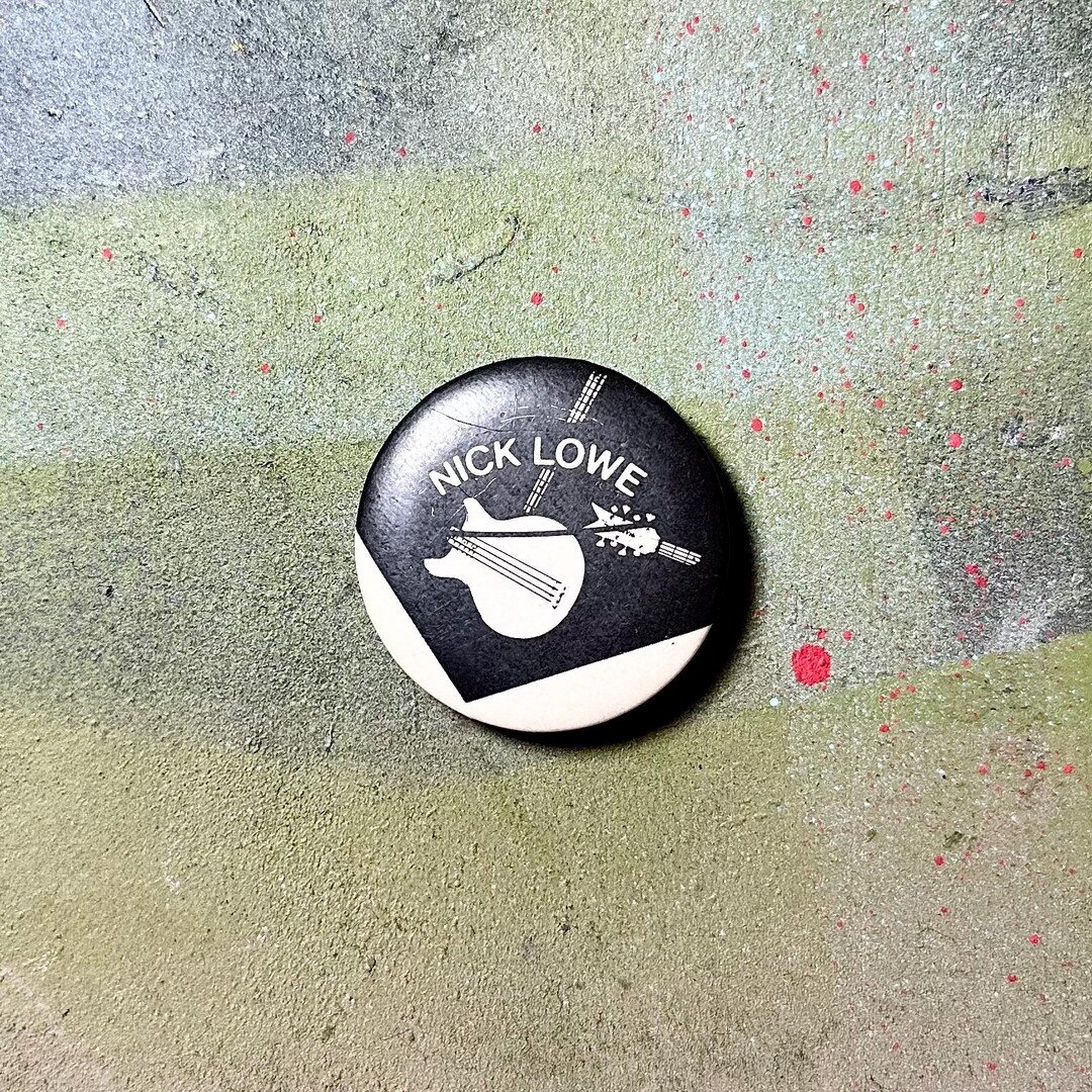 Vintage Nick Lowe Pin - Etsy