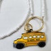 Bus Driver Gift School Bus White Id Badge Holder Lanyard Accents ...