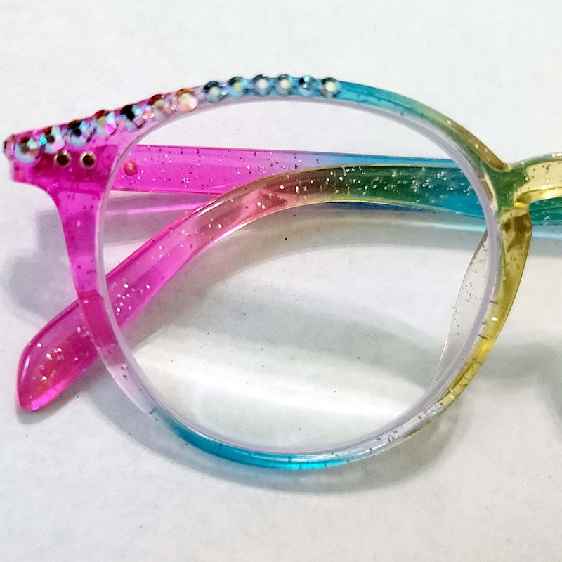 Rainbow Glasses - Etsy