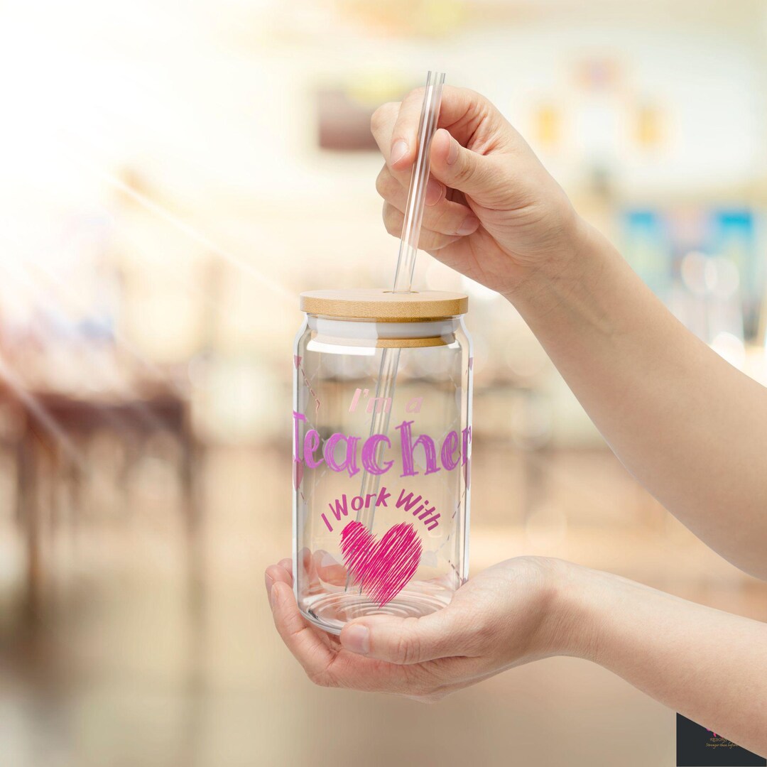 Teacher Tumbler Teacher Appreciation Gift I'm A Teacher I Work With ...