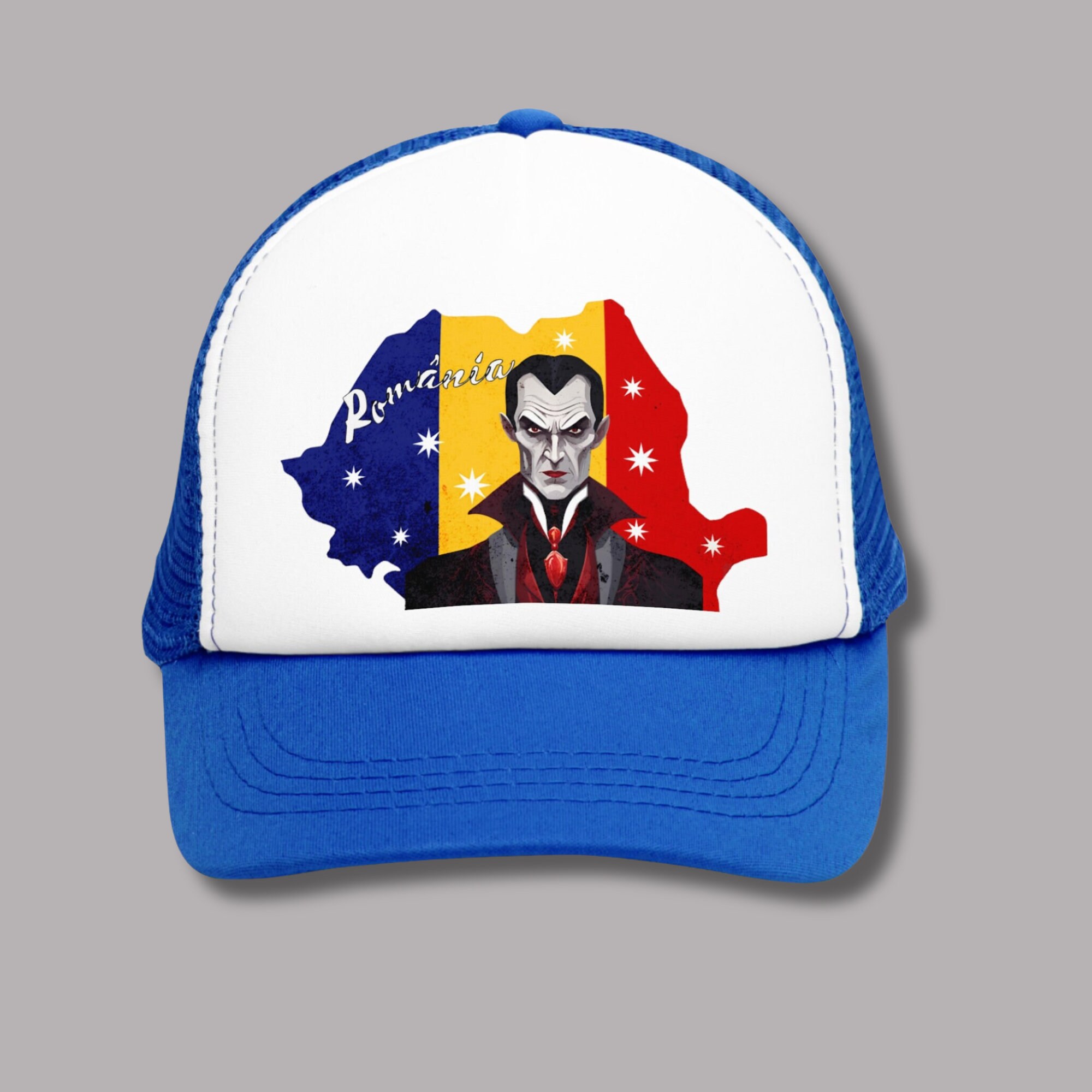 Dracula Romania Mesh Cap Unique Romanian Fan Merch Romania 2024 Gift ...