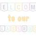 Welcome to Our Classroom Banner (soft Pastel Colour Palette) - Digital ...
