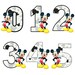 Mickey Mouse Themed Numbers, Birthday Party Decorations, Digital Print ...