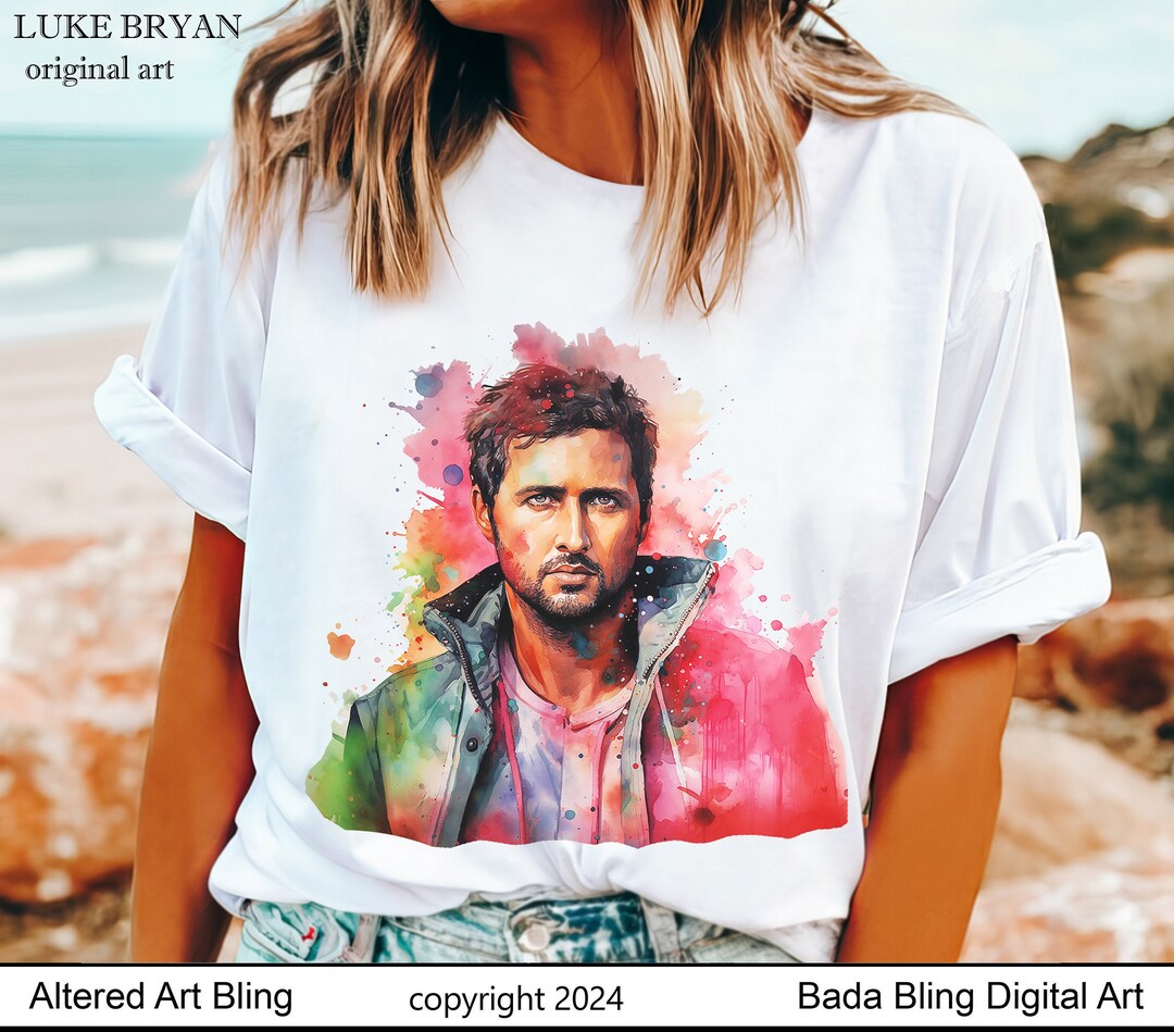 Luke Bryan T-shirts Luke Bryan Shirts Original Art Shirts Comfort Color ...
