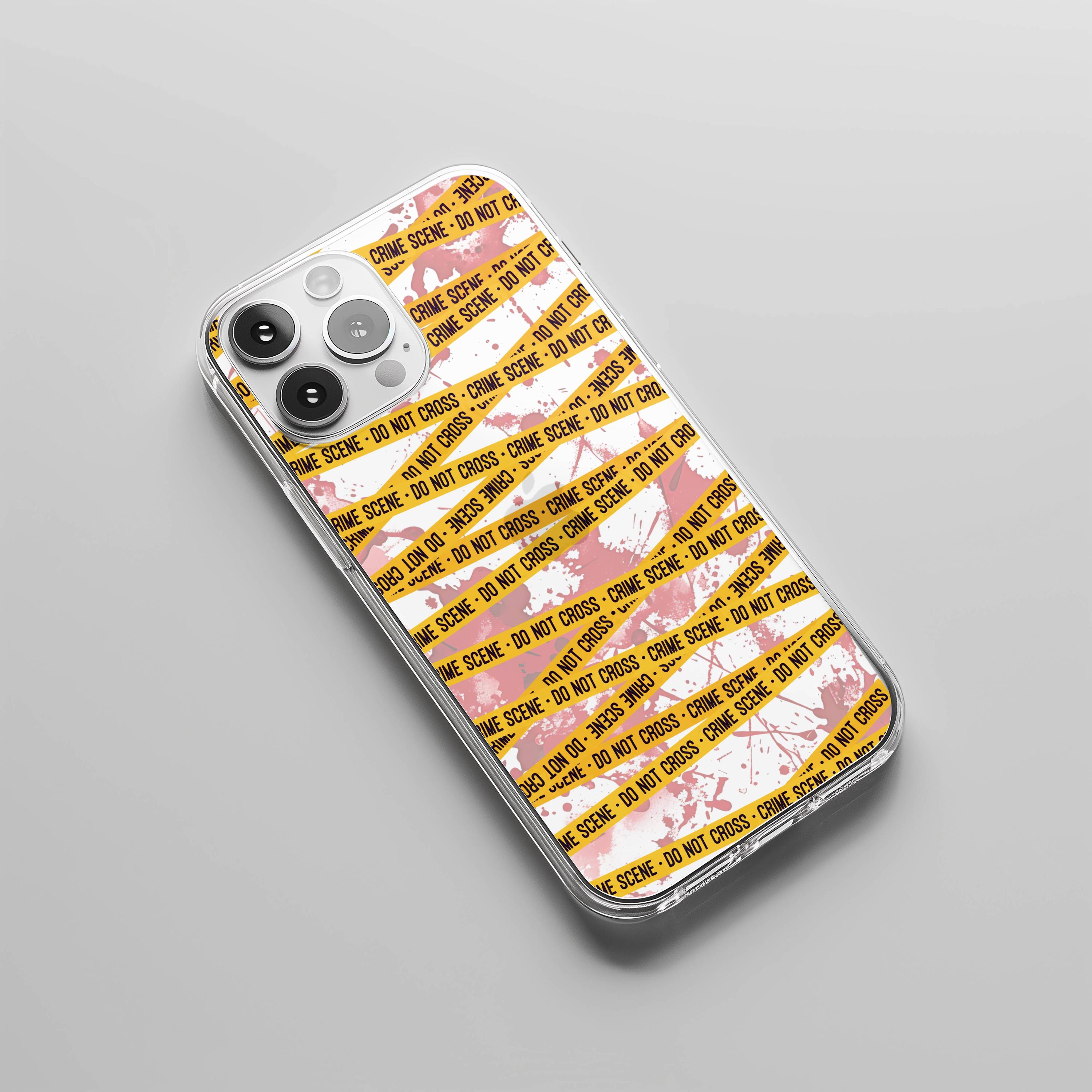 Clear iPhone Case With Magsafe iPhone Case With Crime Scene Phone Case ...