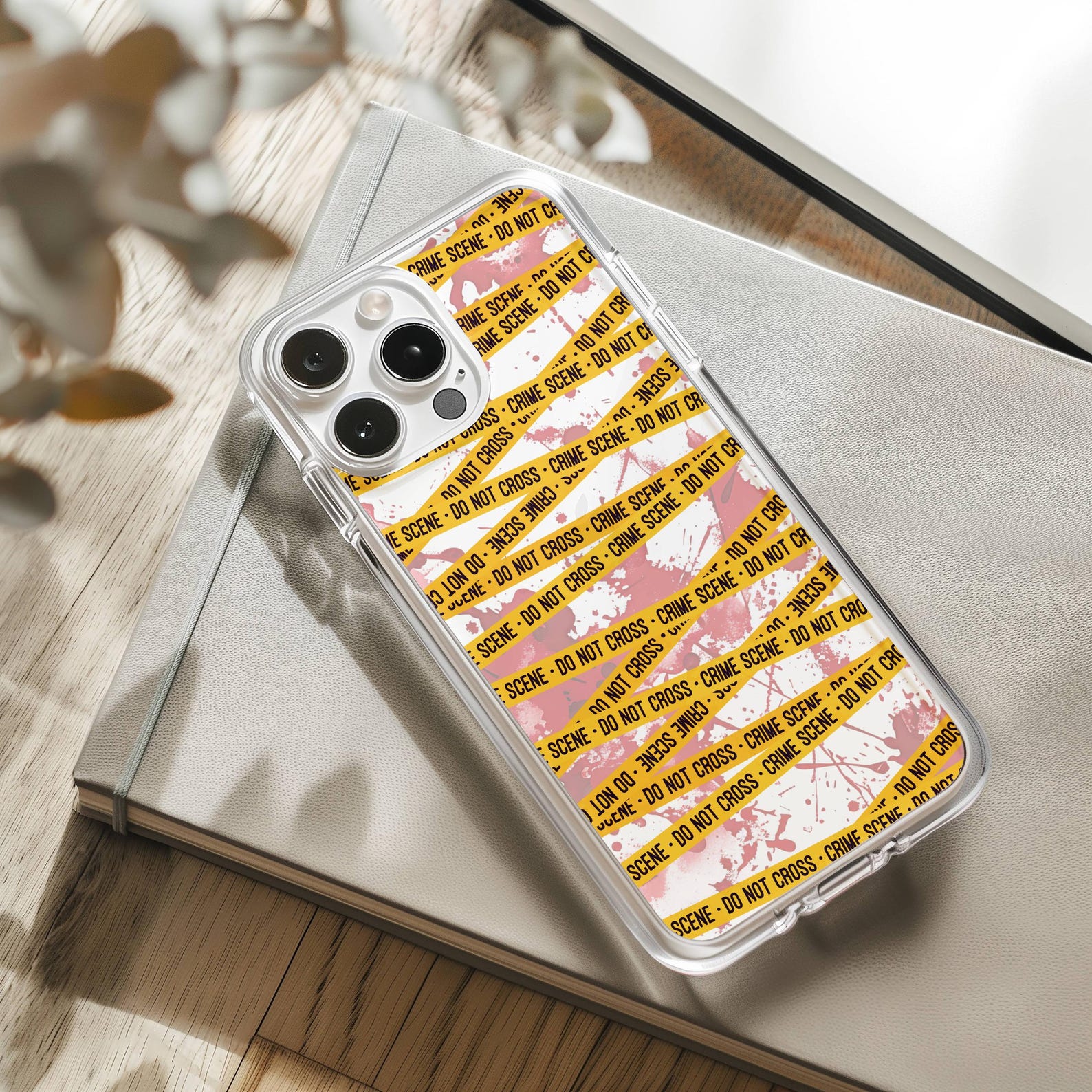 Clear iPhone Case With Magsafe iPhone Case With Crime Scene Phone Case ...