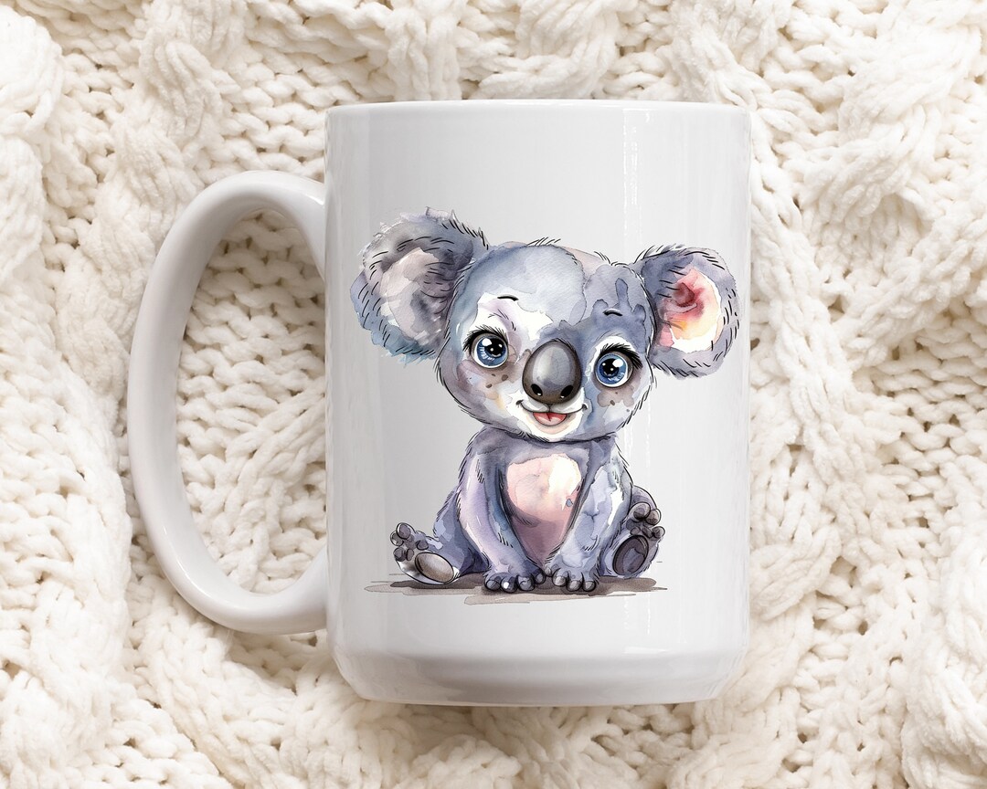 Koala Coffee Mug, Tea Mug, Wife Girlfriend Gift Idea, Children Cup ...