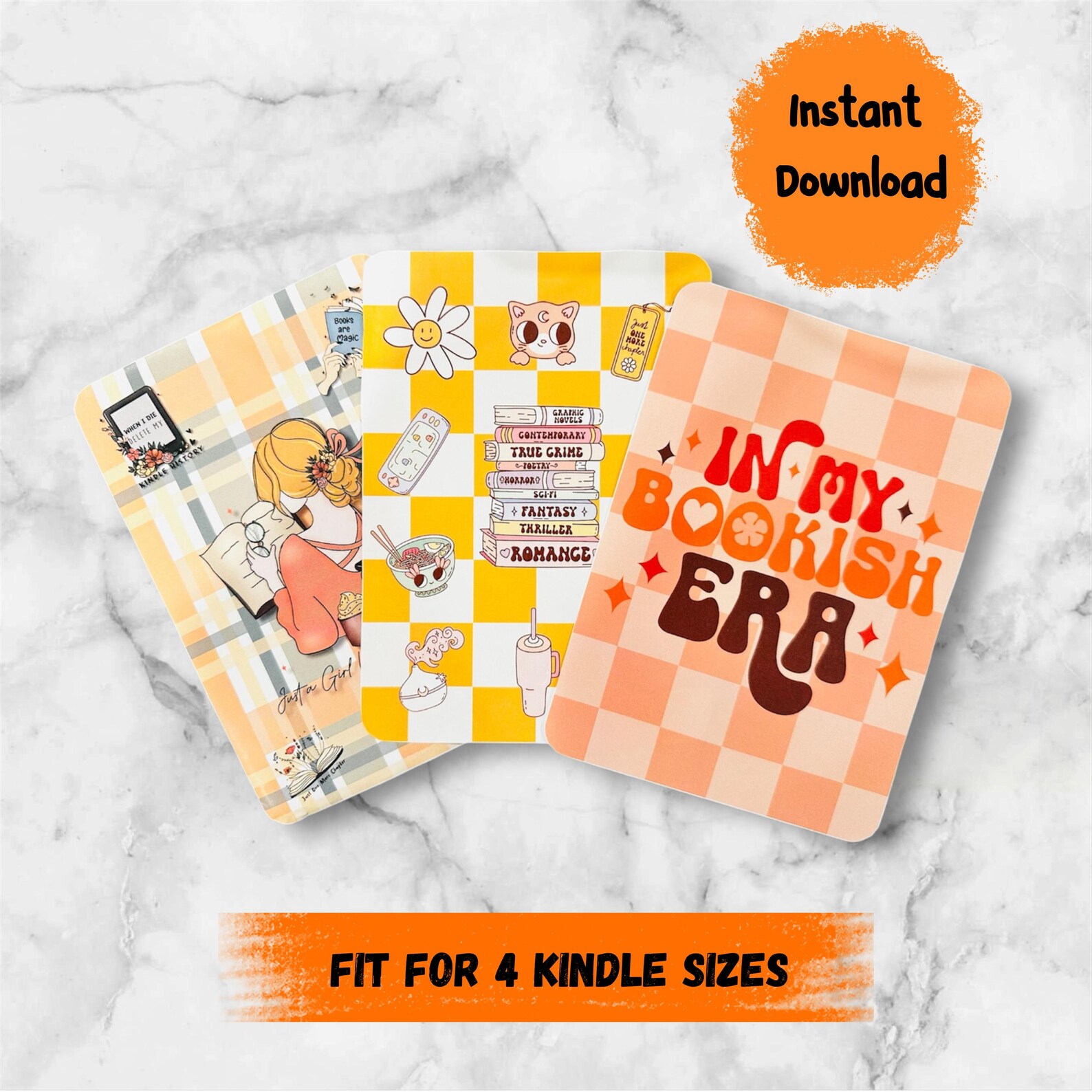 Printable Kindle Clear Case Insert Paperwhite Fall Bookish Accessories ...