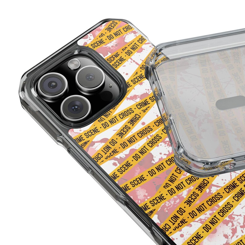 Clear iPhone Case With Magsafe iPhone Case With Crime Scene Phone Case ...