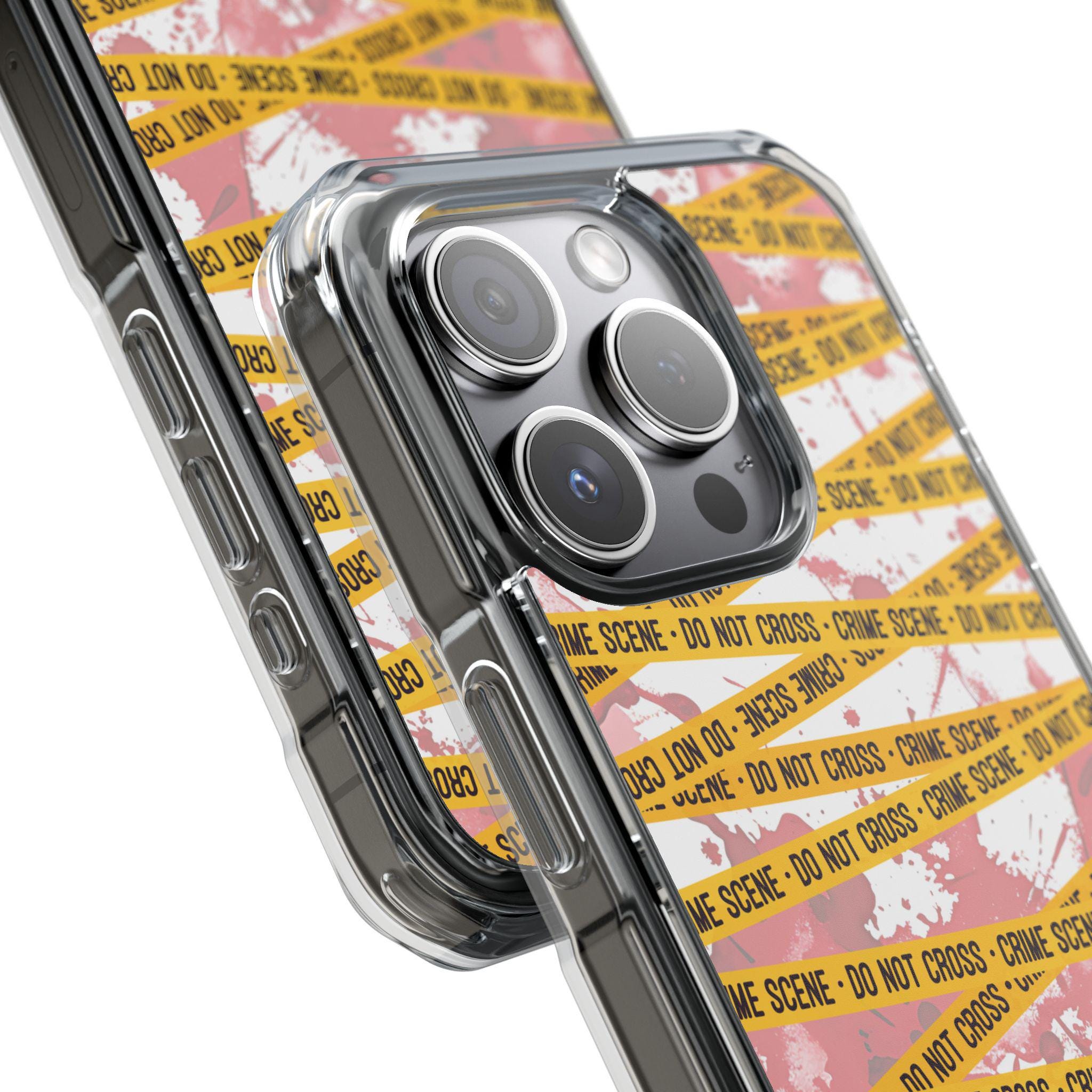 Clear iPhone Case With Magsafe iPhone Case With Crime Scene Phone Case ...