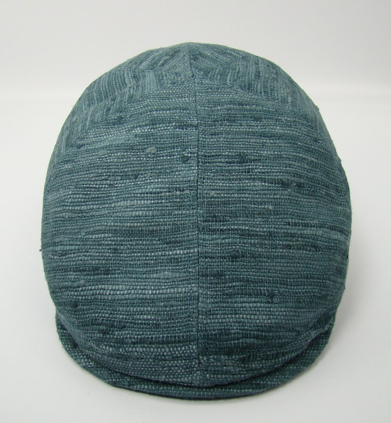 RTS 6-Panel Handmade Flat Cap Driving Cap for Men in Azure | Etsy