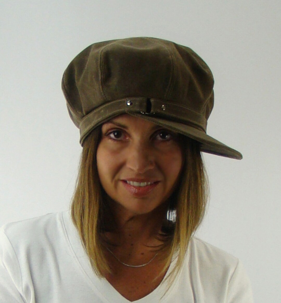 Custom Handmade OVERSIZED NEWSBOY 8-panel Handmade Cap Driving Cap for ...