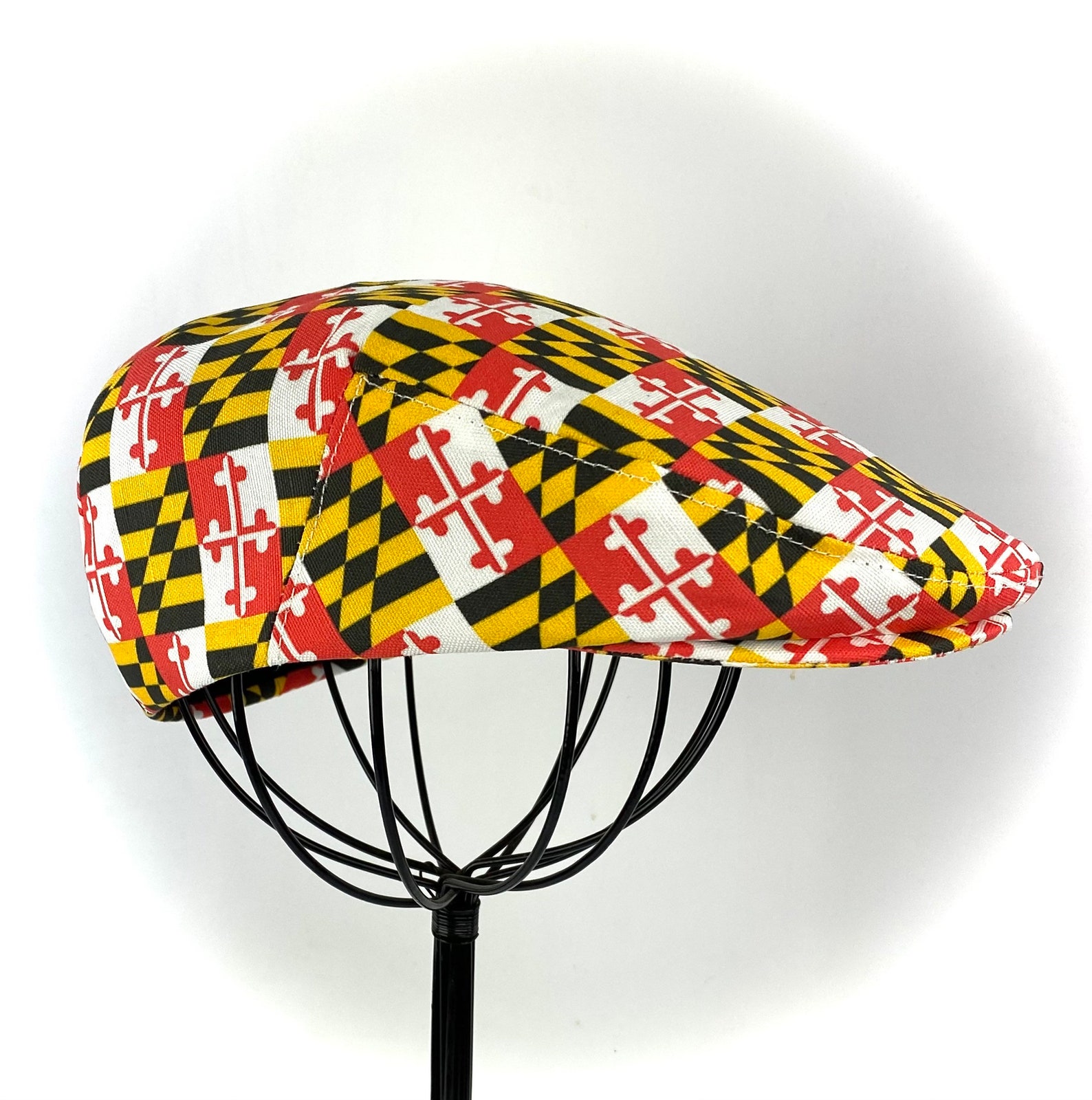 Custom Handmade Jeff Cap Made to Order With Custom Printed Maryland ...