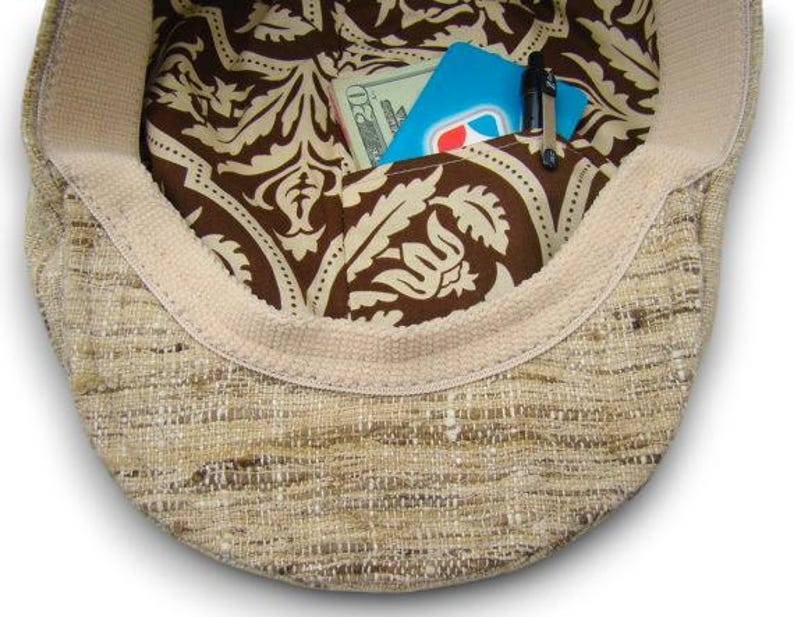 Custom Handmade ADD-ON - Inside Pocket in Hat Lining to Stow Personal ...