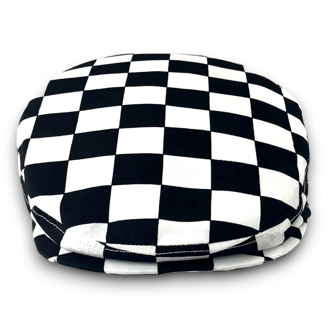 Custom Handmade Novelty Racing Checkered Flag Inspired Print Cotton ...
