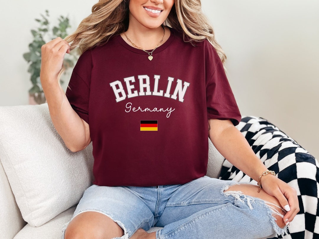 Berlin Collegiate Retro Shirt, Vintage University Style, Europe ...