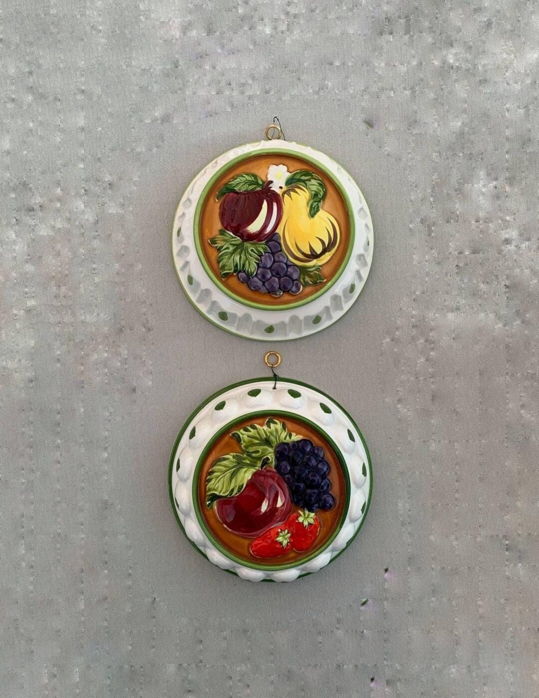 Vintage GAILSTYN-SUTTON Ceramic Mold | Hand-painted Fruit Design ...