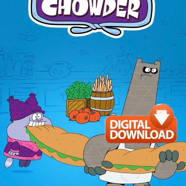 Chowder Cartoon - Etsy