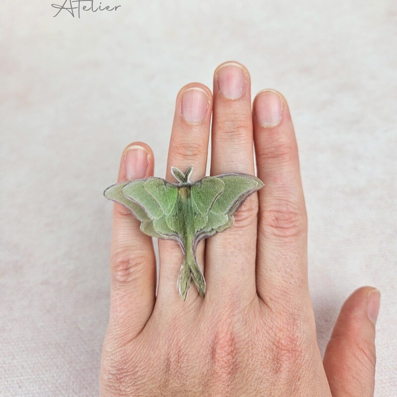 Moth Ring - Etsy