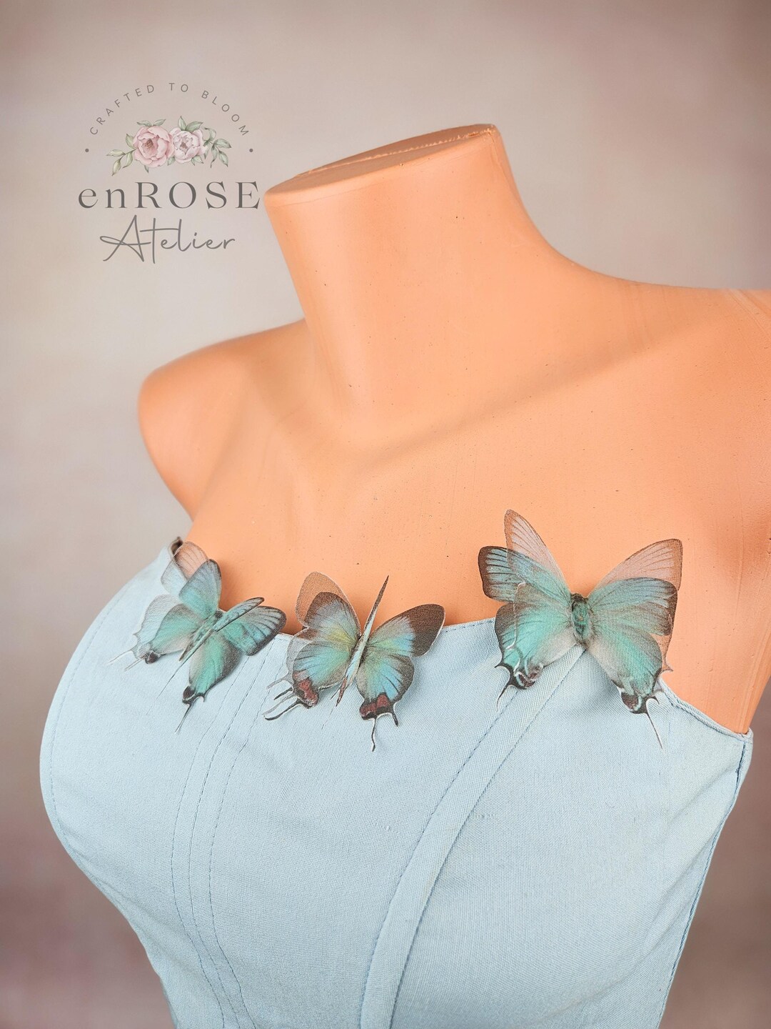 Set of 3 Evenus Regalis Butterfly, 3D Realistic Butterflies With ...