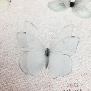 Silk White Butterflies Set of 12 Pieces, 3D Realistic Butterflies With ...