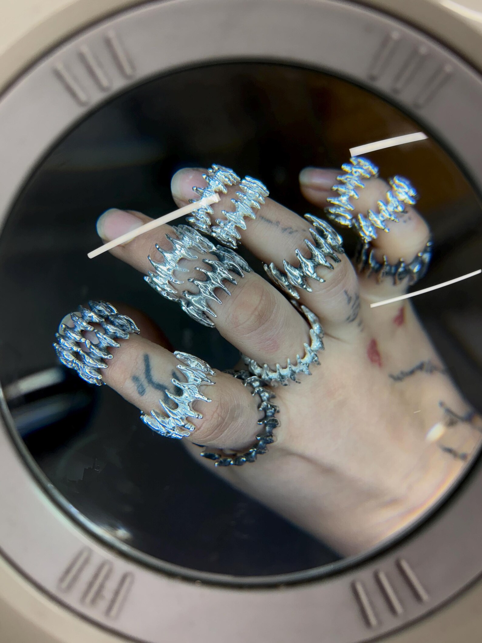 Centipede Ring • Sterling Silver Insect Jewelry • Oxidized or Bright ...