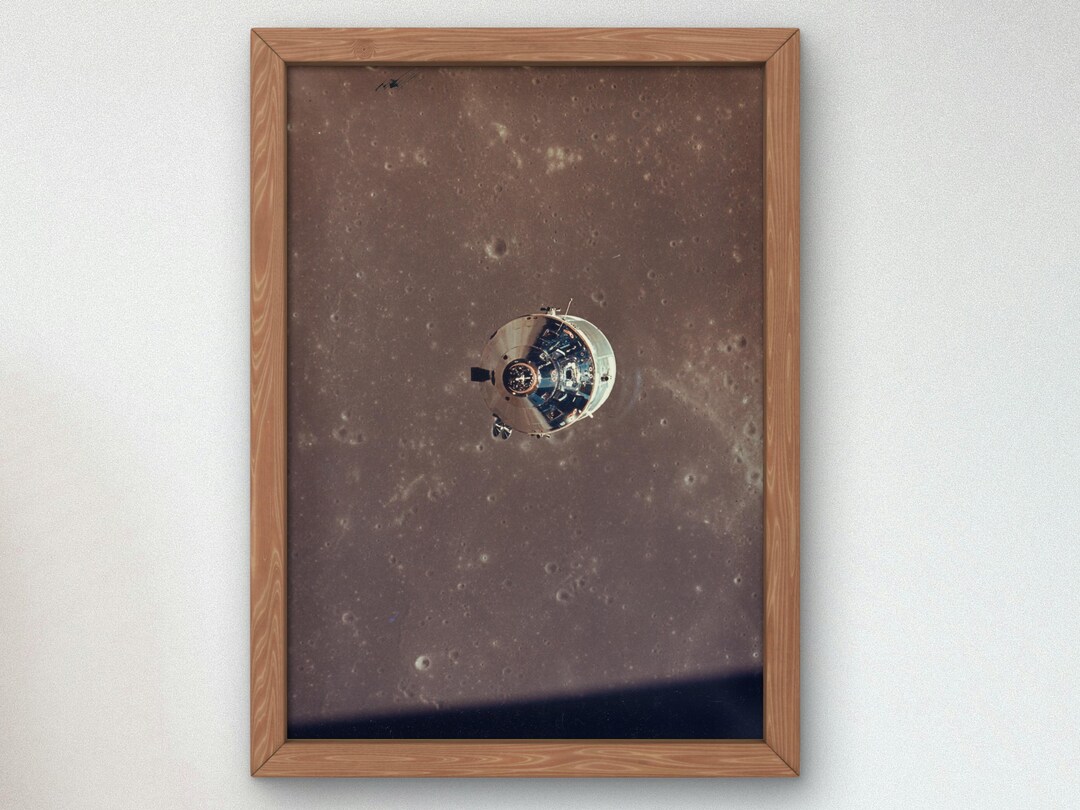 Apollo 11 Command And Service Modules Photographed From The Lunar