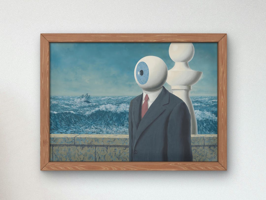 The Difficult Crossing by René Magritte 1963, Museum Quality Artwork ...