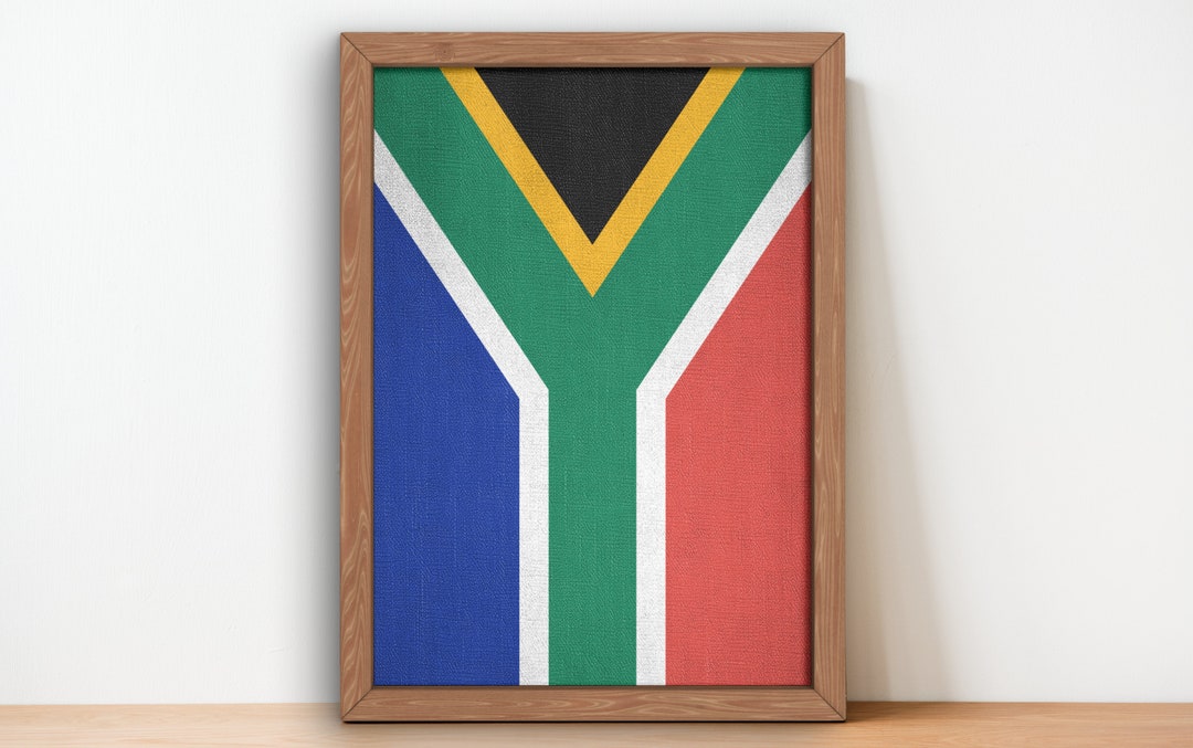 South Africa Flag Poster Wall Art Prints South Africa Flag - Etsy