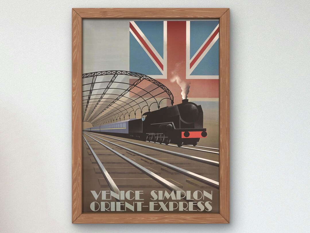 London Venice Orient Express Vintage Ads by Pierre Fix-masseau, Mid ...