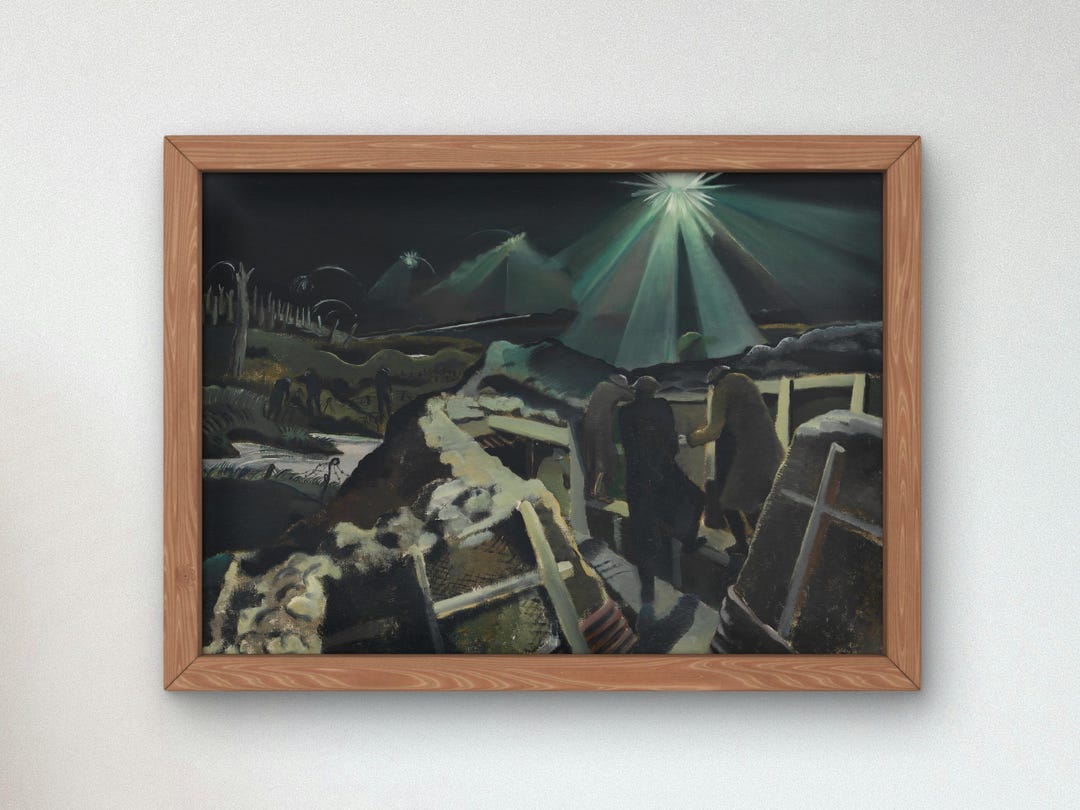 The Ypres Salient at Night by Paul Nash 1918, Art Print Poster, Museum ...