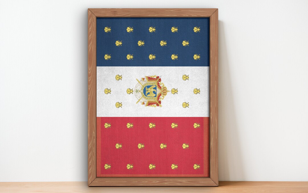 Flag Empire Napoleon Second Empire France Wall Art Prints Napoleon ...