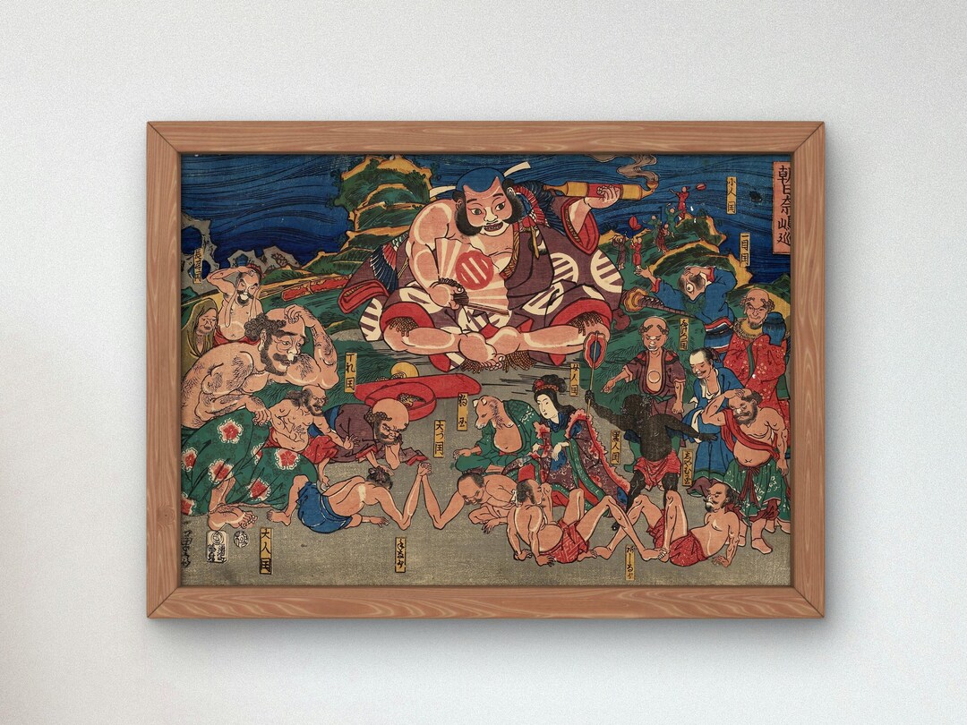 The Actor Asahina Traveling Through Strange Countries by Utagawa ...