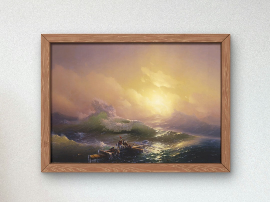 Art Print the Ninth Wave by Ivan Aïvazovski 1850, Museum Quality ...