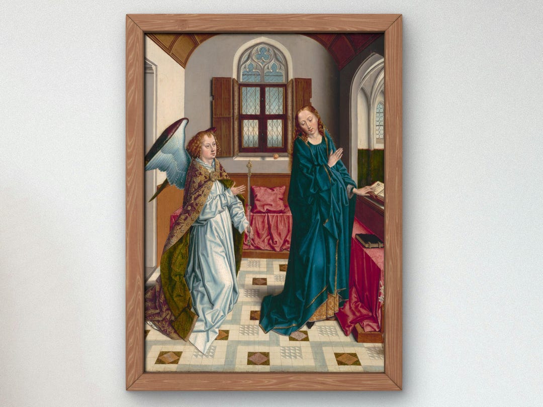 The Annunciation by Albert Bouts 1480, Museum Quality Print, Wall Art ...