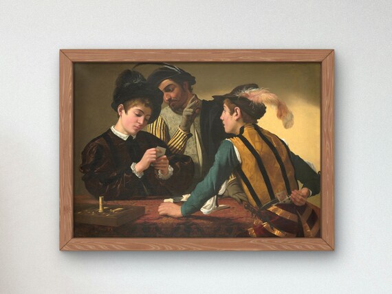 Caravaggio The Cardsharps C 1595
