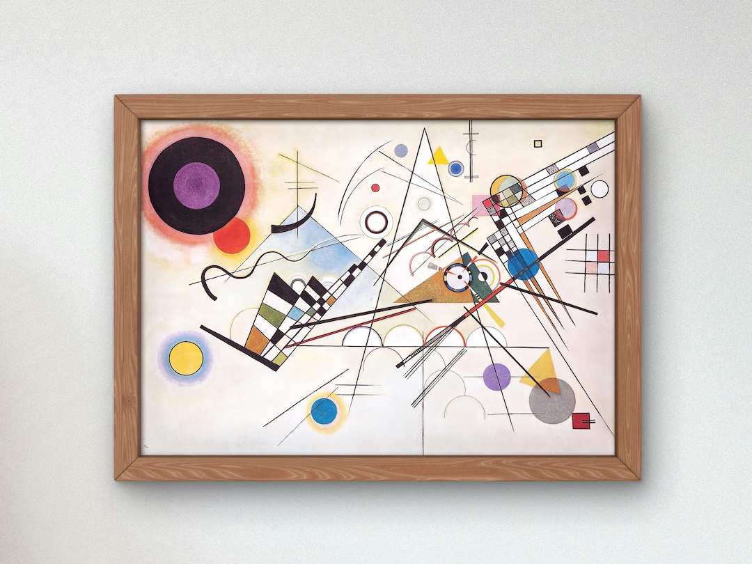 Wassily Kandinsky Composition VIII 1923, Museum Quality Oil Painting ...