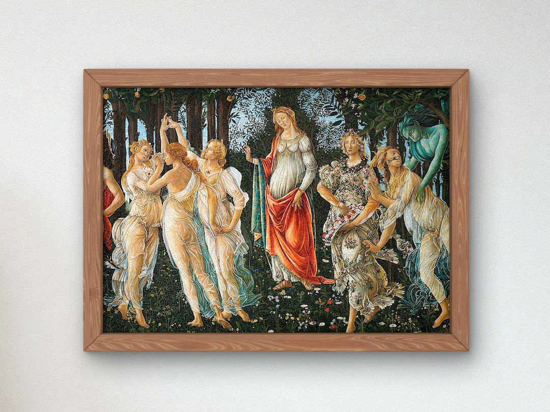 Primavera by Sandro Botticelli 1478, Art Print Poster, Museum Quality ...
