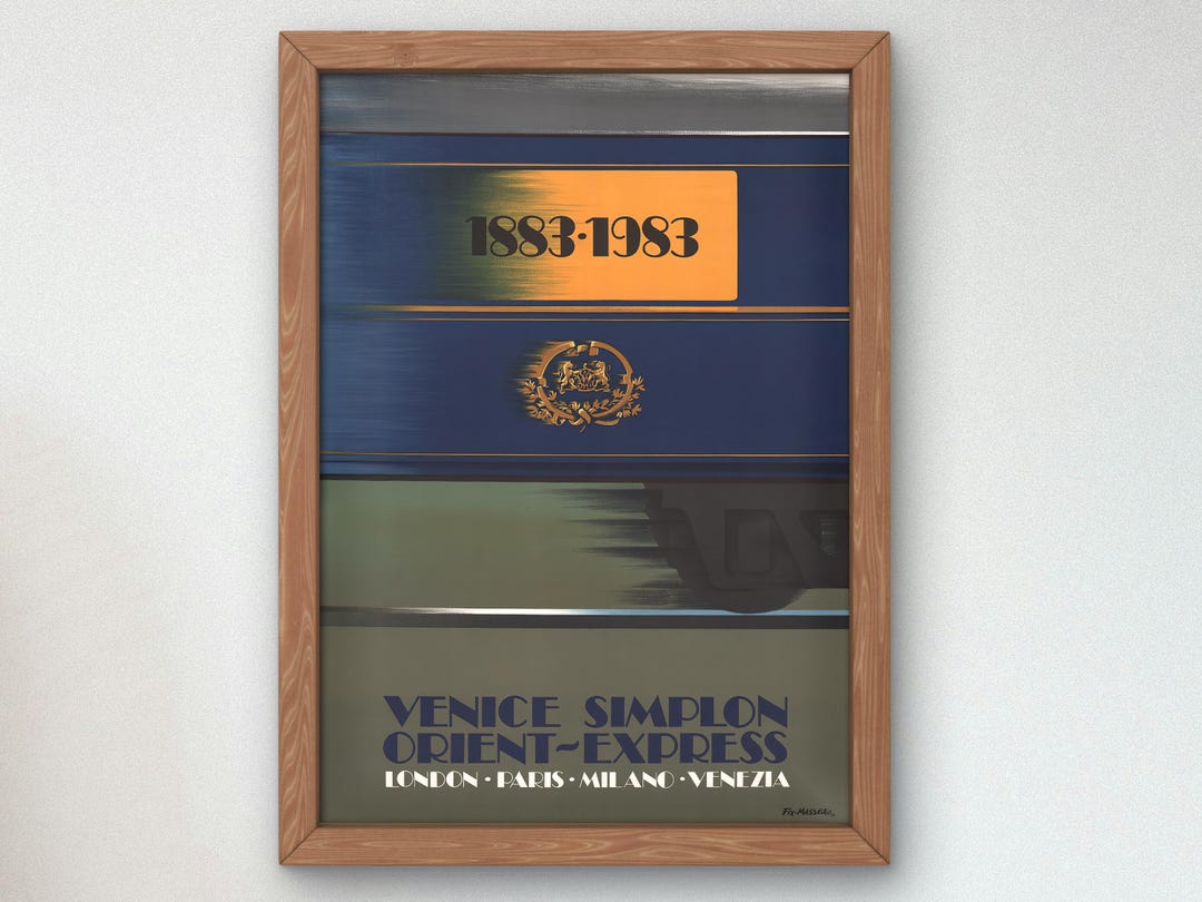Orient Express Centenary Vintage Ads by Pierre Fix-masseau, Mid Century ...