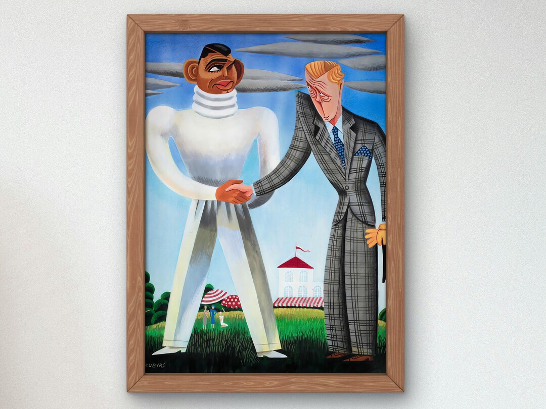 Clark Gables and Edward, the Prince of Wales by Miguel Covarrubias 1937 ...