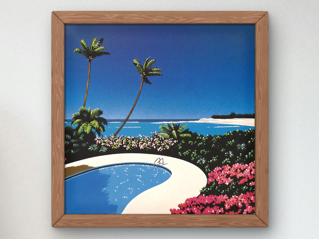 Fall of Sound by Hiroshi Nagai, Poster, 80's Aesthetic, Vaporwave ...