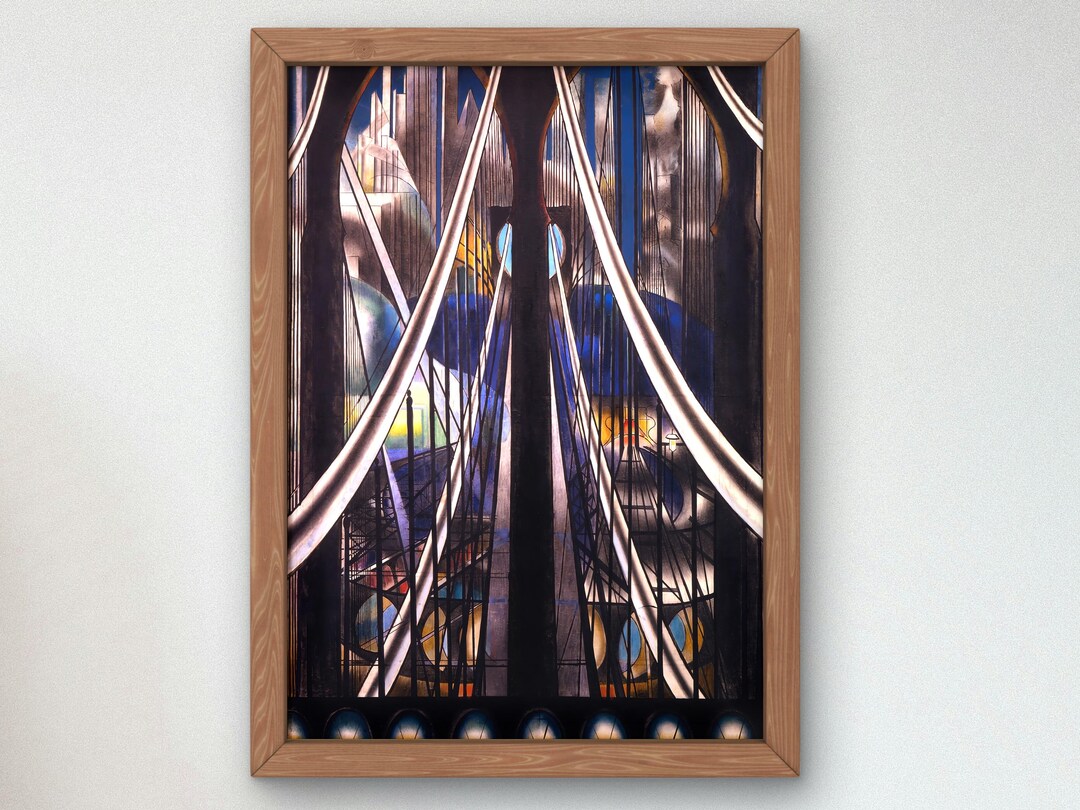 The Bridge by Joseph Stella 1920, Museum Quality Print, Modern Art ...