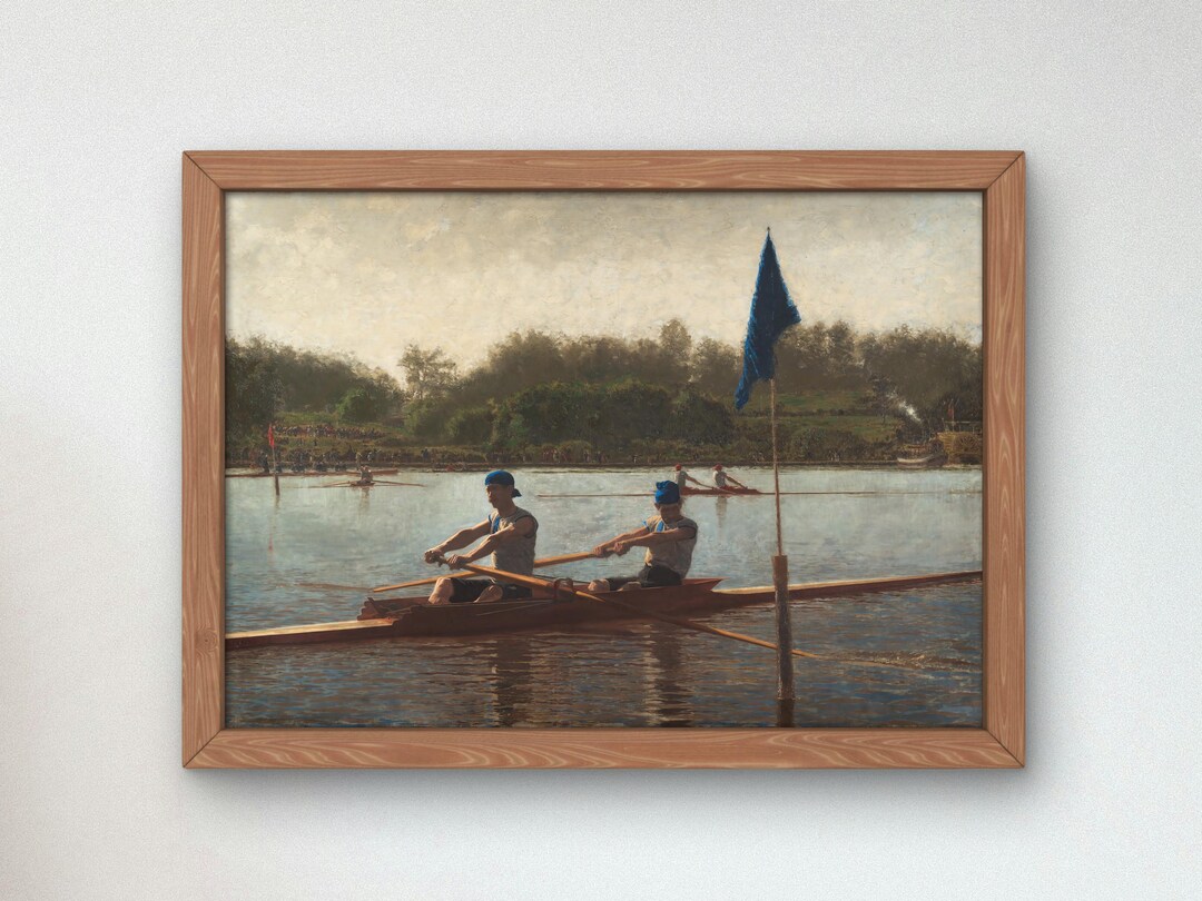 The Biglin Brothers Turning the Stake by Thomas Eakins 1873, Museum Quality Print, Classical Art ...
