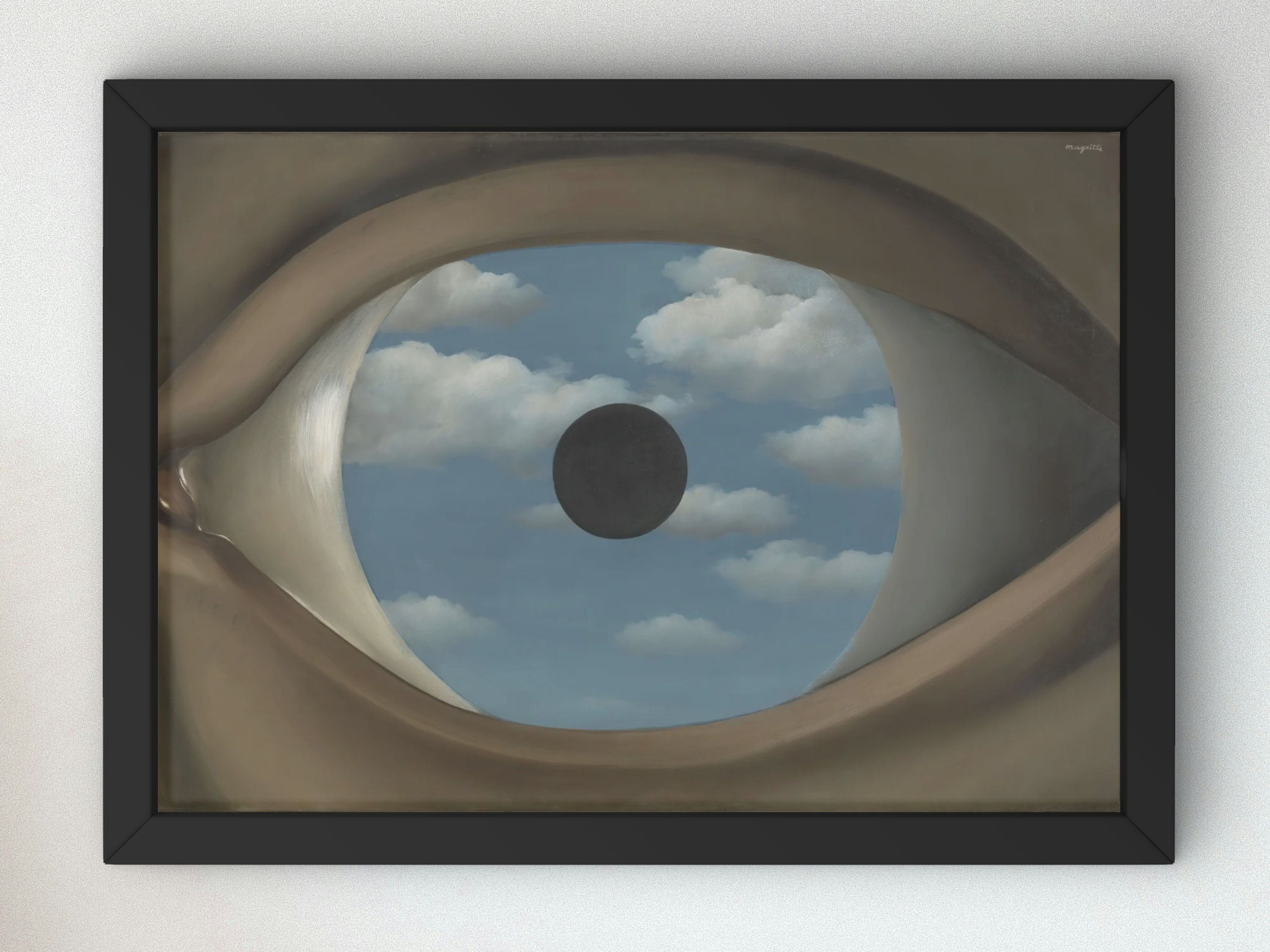 Art Print the False Mirror by Rene Magritte 1928, Museum Quality ...