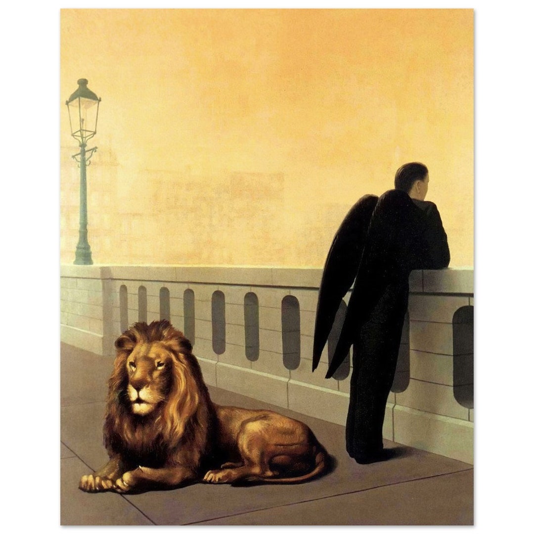 Art Print Homesickness by René Magritte 1940, Museum Quality Artwork ...